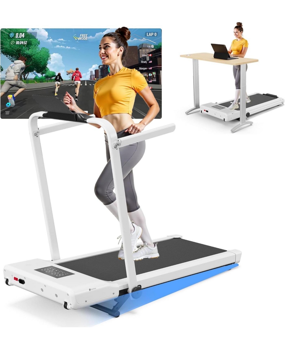 Click here for DeerRun 3-in-1 treadmill w/ handlebar. 300LB cap... prices
