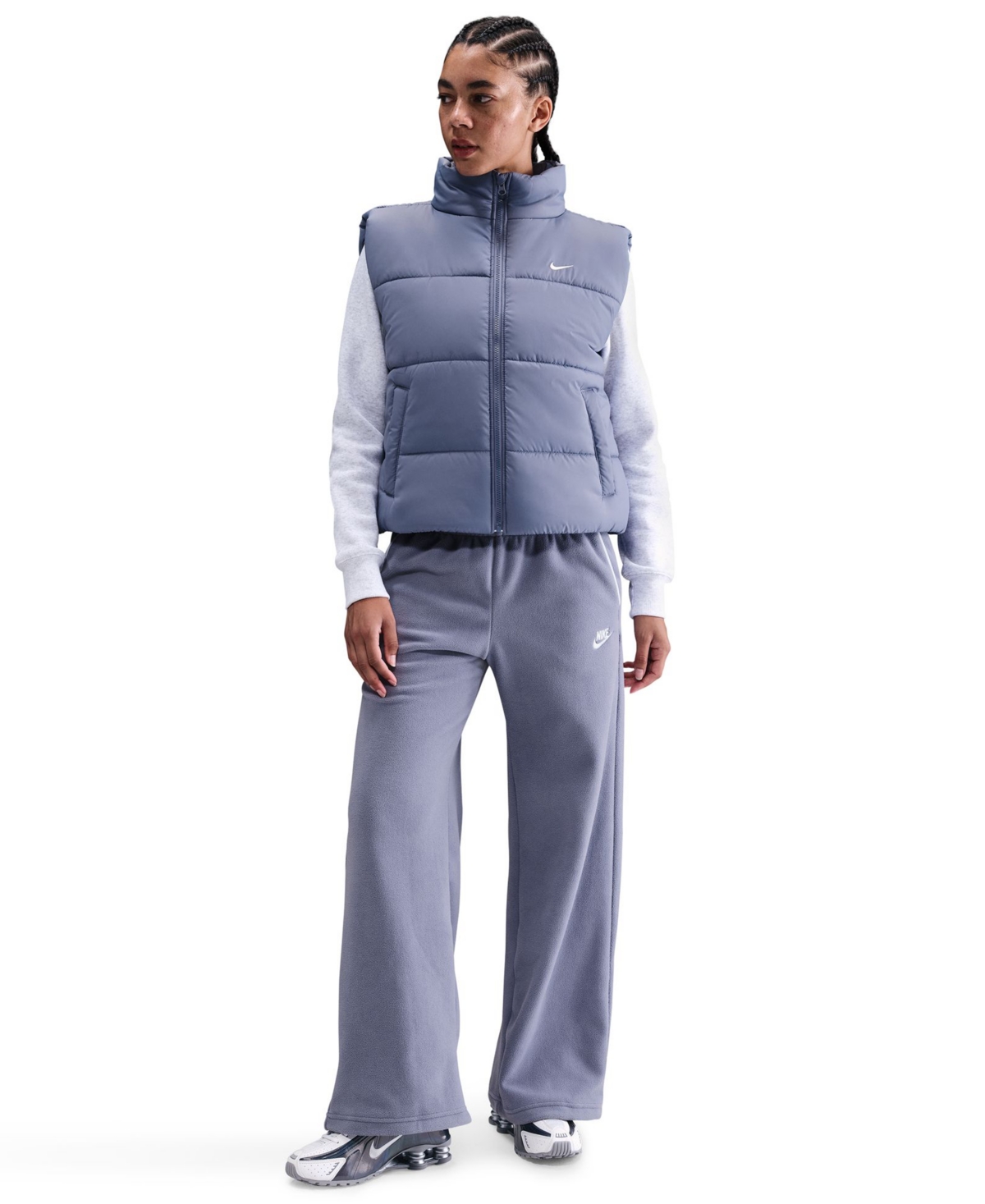 Click here for Nike Womens Therma-fit Vest - World Indigo/white prices