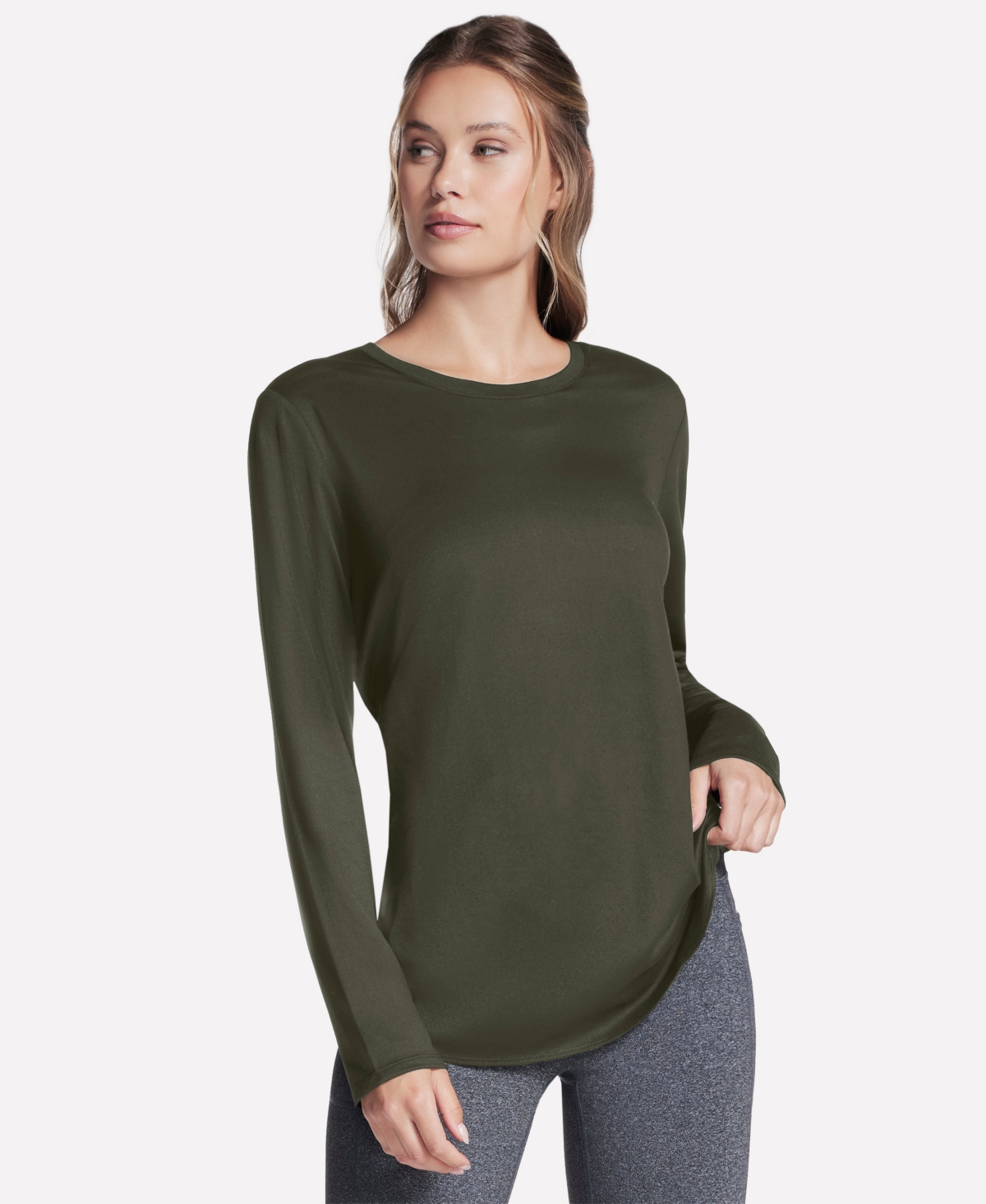 Click here for Skechers Womens Godri Swift Long-Sleeve Tunic - Ol... prices