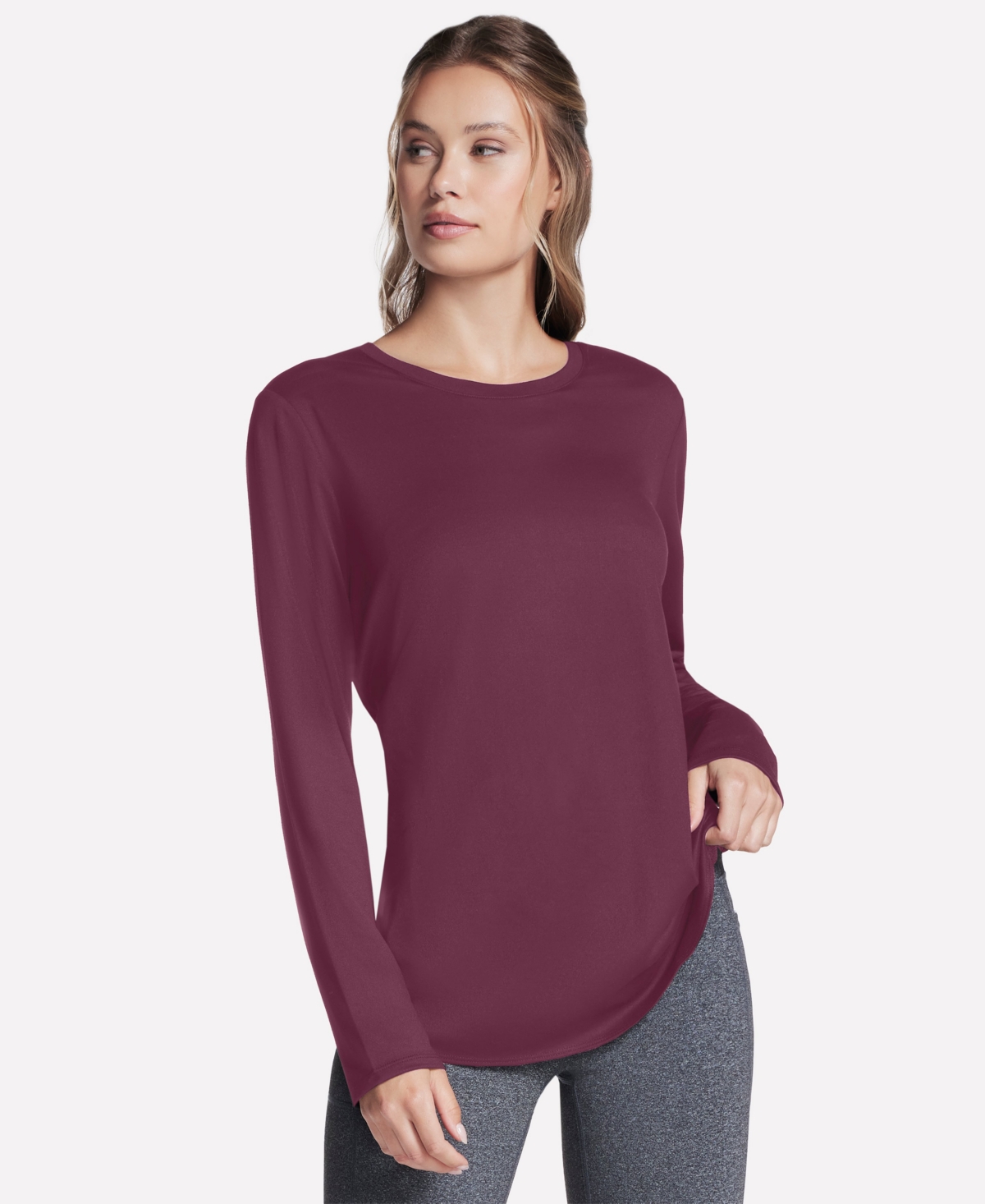 Click here for Skechers Womens Godri Swift Long-Sleeve Tunic - Bu... prices