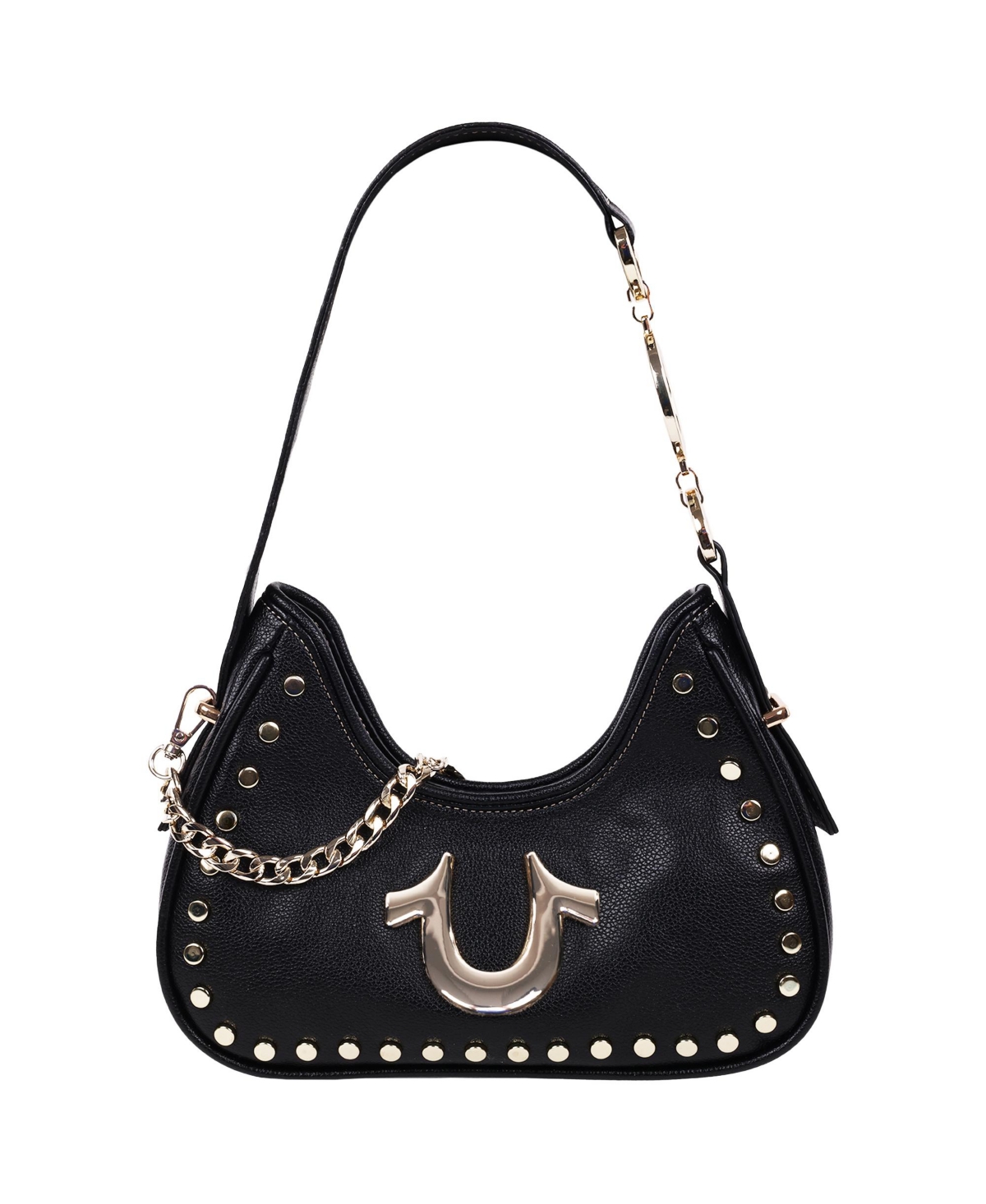 Click here for True Religion Studded Pebble Hobo Bag - Black prices