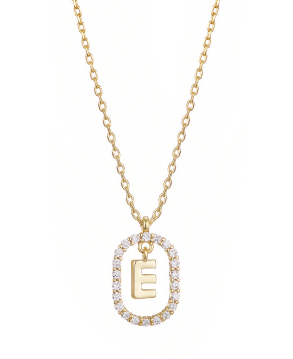 Click here for Adornia Gold Plated Cubic Zirconia Floating Letter... prices