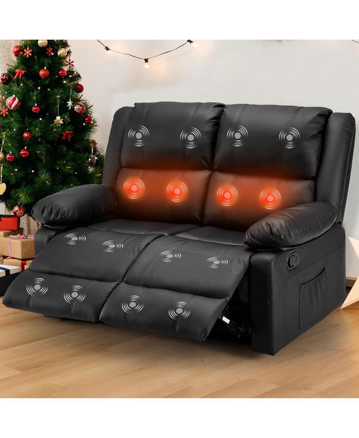 Click here for Aecojoy Loveseat Recliner with Heat&Massage Functi... prices