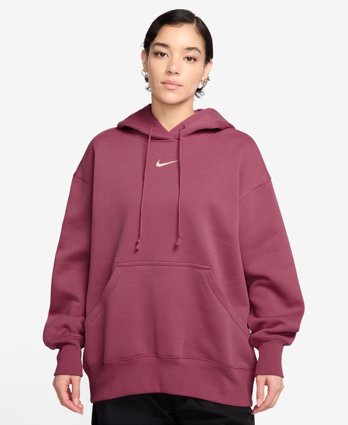 Click here for Nike Womens Sportswear Phoenix Fleece Oversized Pu... prices
