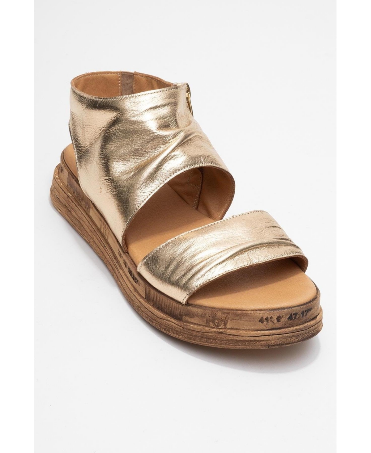 Click here for Forever & Always Shoes Lunas Leather Side-Zip Sand... prices