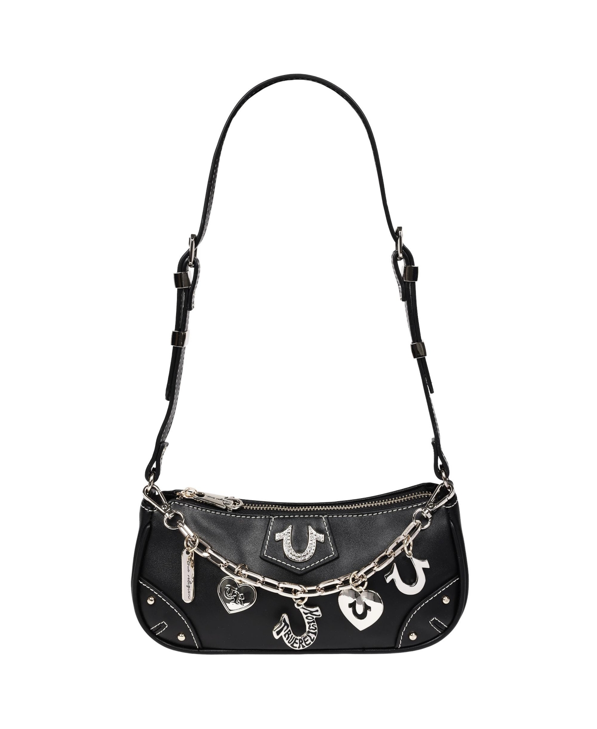 Click here for True Religion Horseshoe Chain Shoulder Bag - Black prices