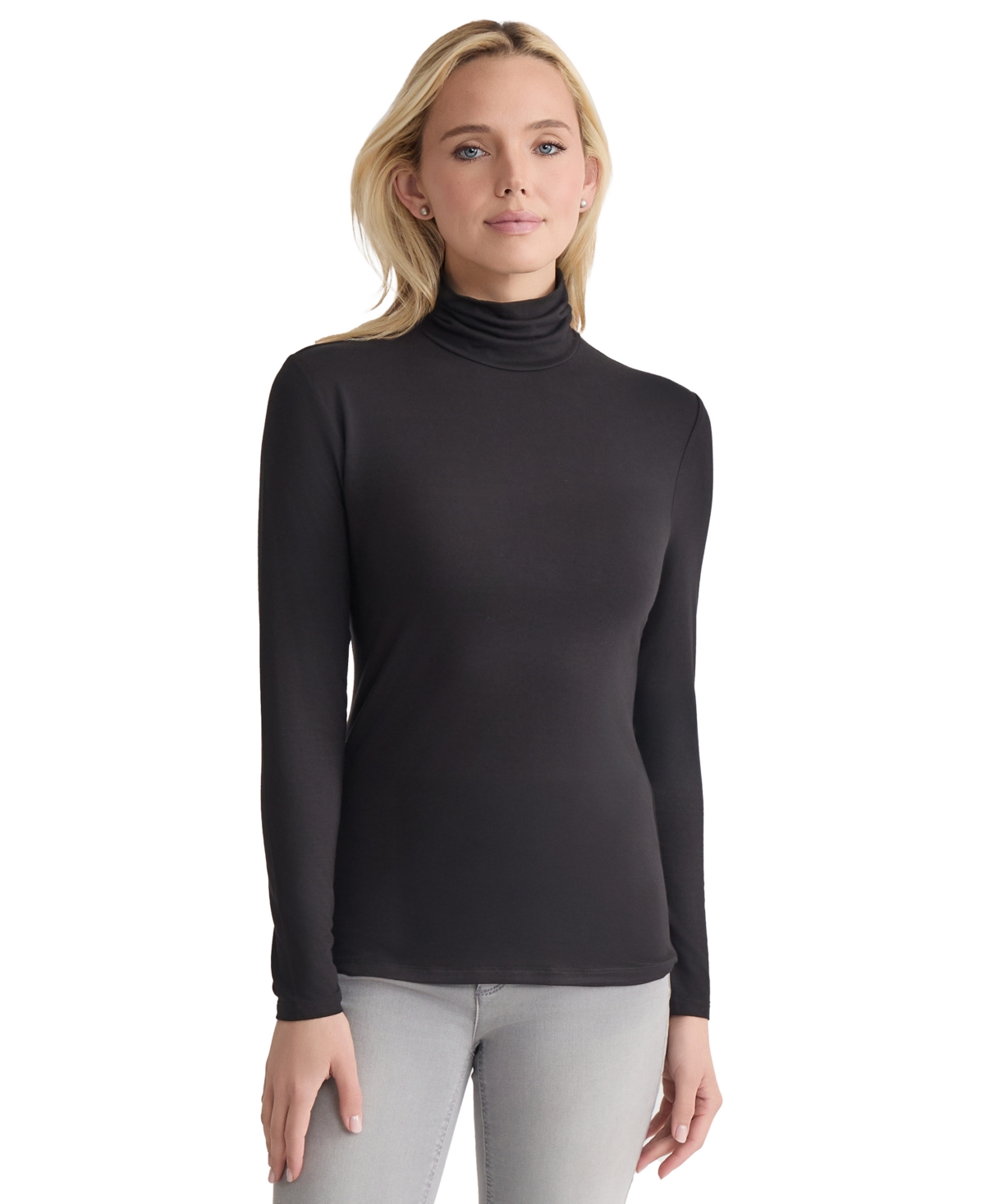 Click here for Jones New York Womens Long Sleeve Turtle Neck Top... prices