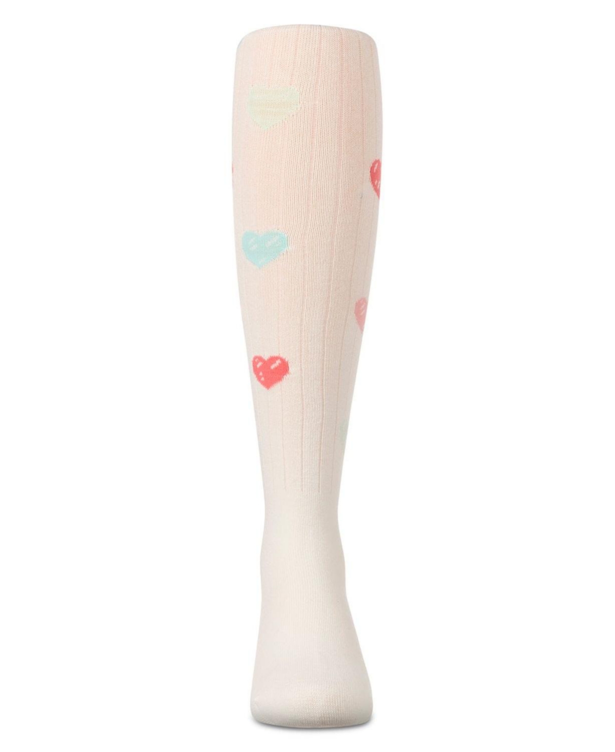 Click here for MeMoi Girls Multi Heart Graffiti Cotton Tights - W... prices