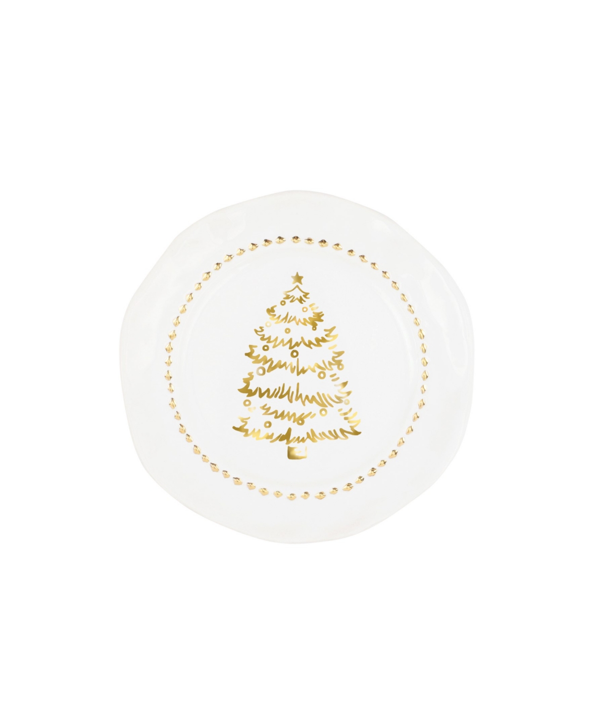 Click here for Vietri Giorno di Festa Canape Plate - White prices