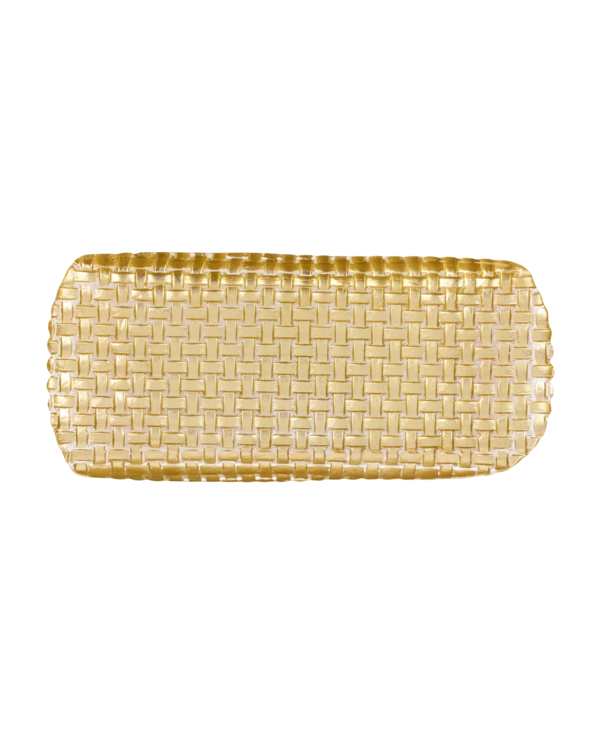 Click here for Vietri Rufolo Basketweave Large Rectangular Tray -... prices