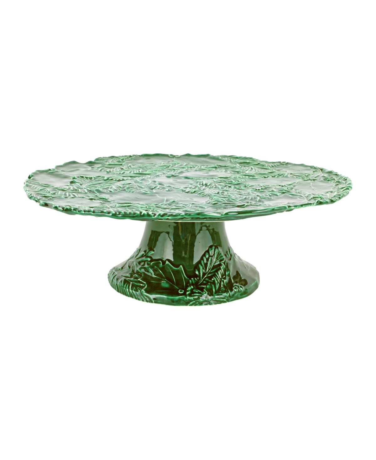 Click here for Vietri Lastra Figural Cake Stand - Green prices