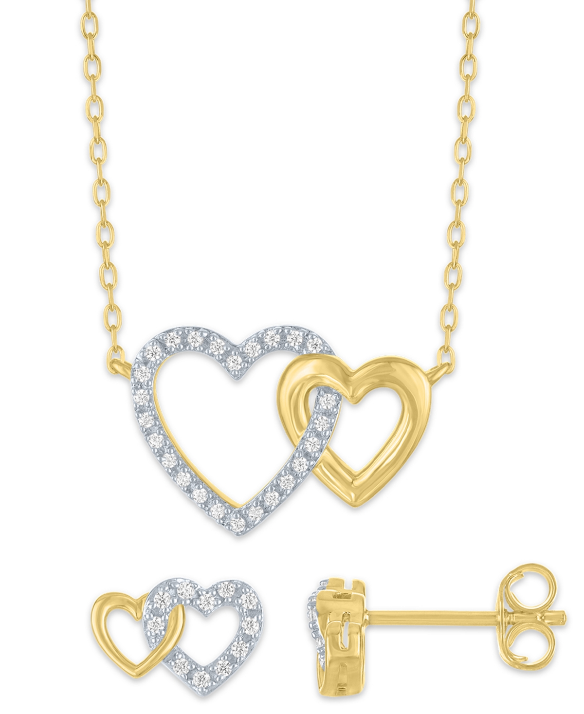 Click here for Macys 2-Pc. Diamond Pendant Necklace and Earrings... prices