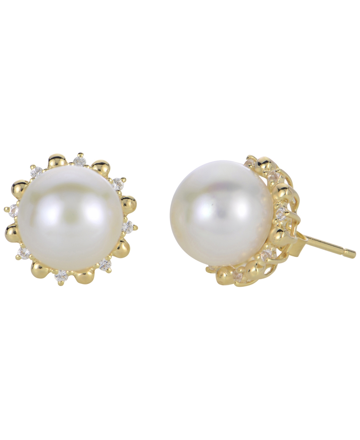Click here for Macys Cultured Freshwater Pearl (9.5-10mm) and Lab... prices