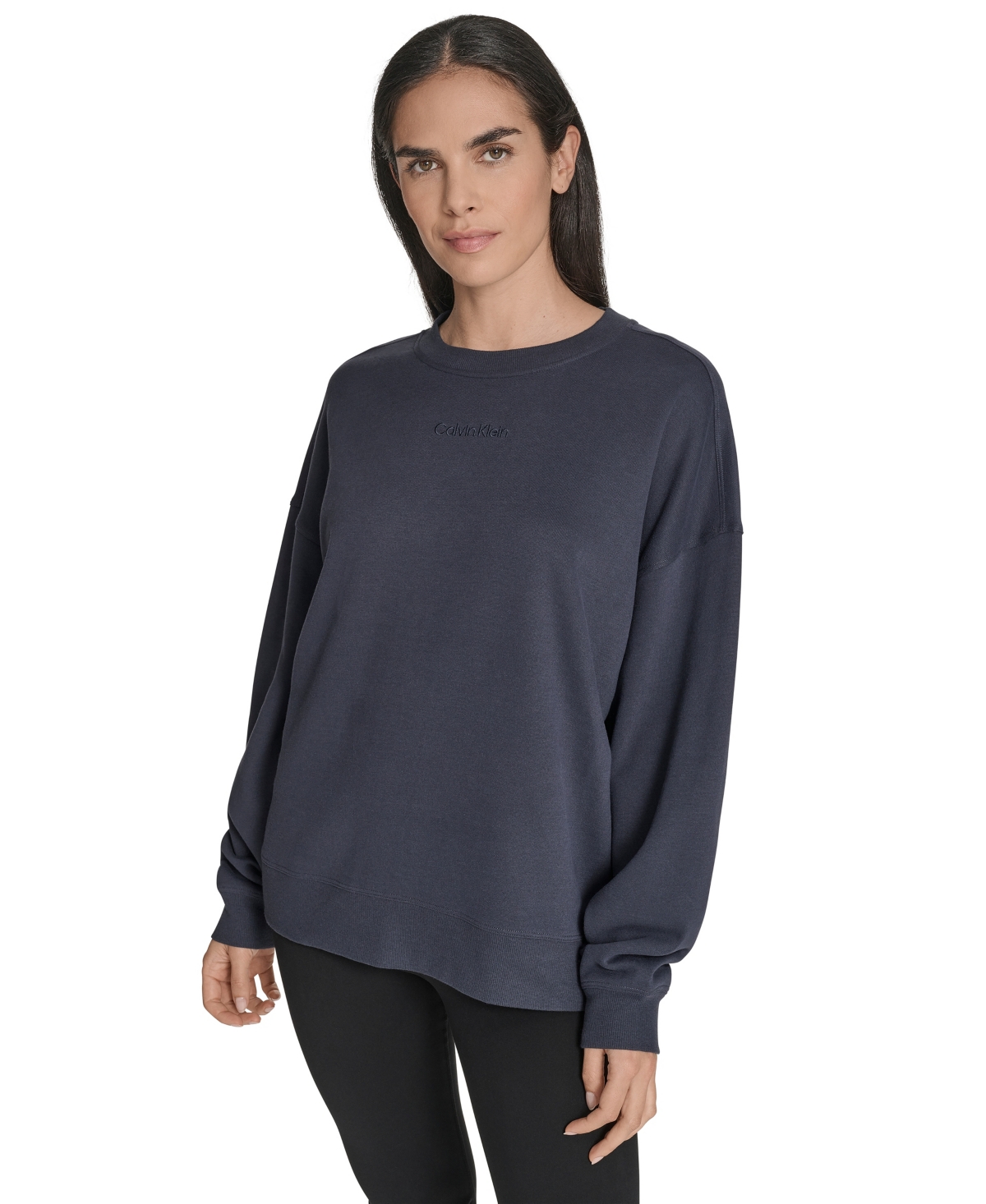 Click here for Calvin Klein Womens Performance Crew Neck Oversize... prices