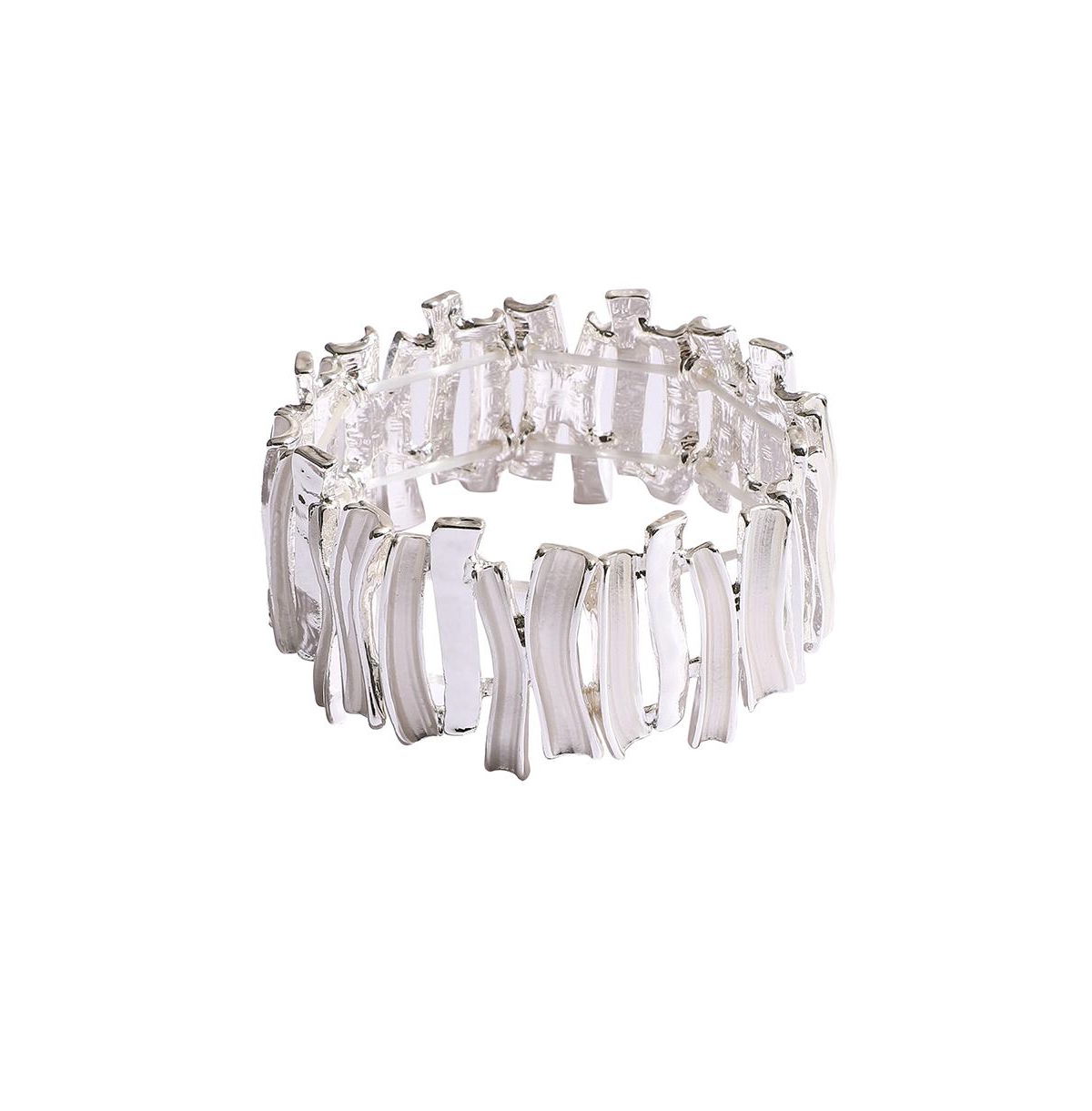 Click here for Metallic Chunky Bracelet - Silver prices