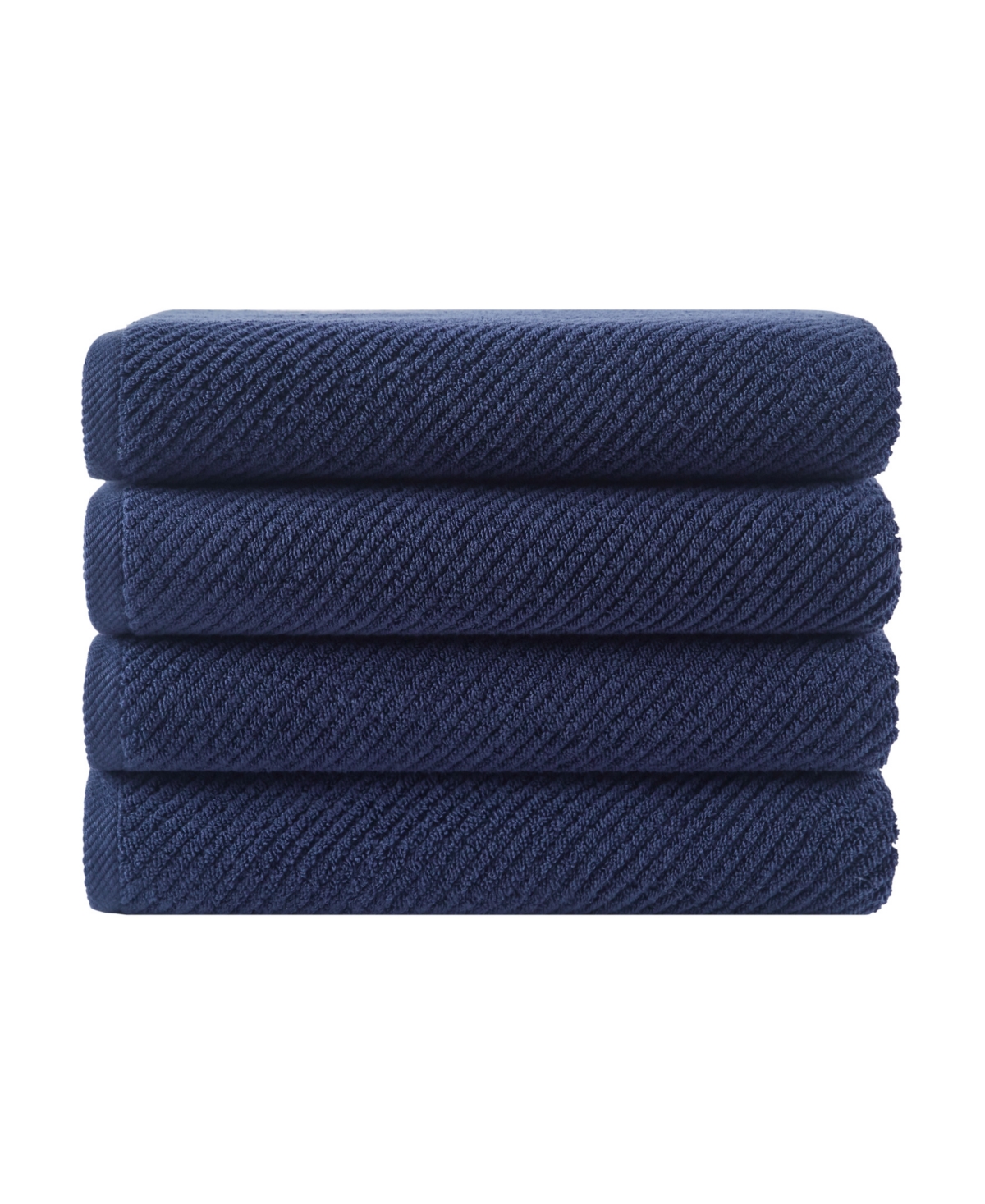 Click here for Madison Park Diagonal Ribbed Cotton 4-Pc. Bath Tow... prices