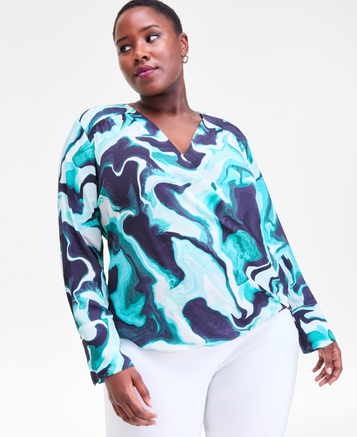 Click here for I.n.c. International Concepts Plus Size Printed Su... prices