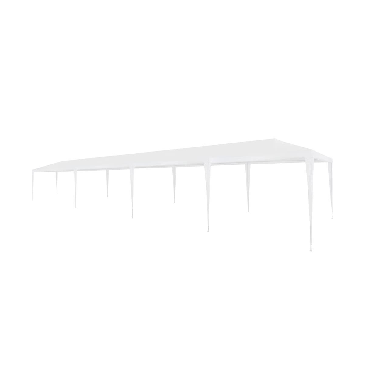 Click here for vidaXL Party tent White Pe roof Large Collapsible... prices