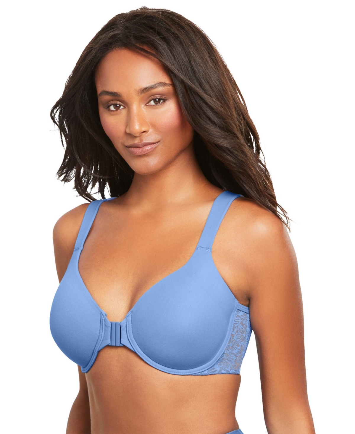 Click here for Avenue Womens Body Lace T-Shirt Bra - French blue prices