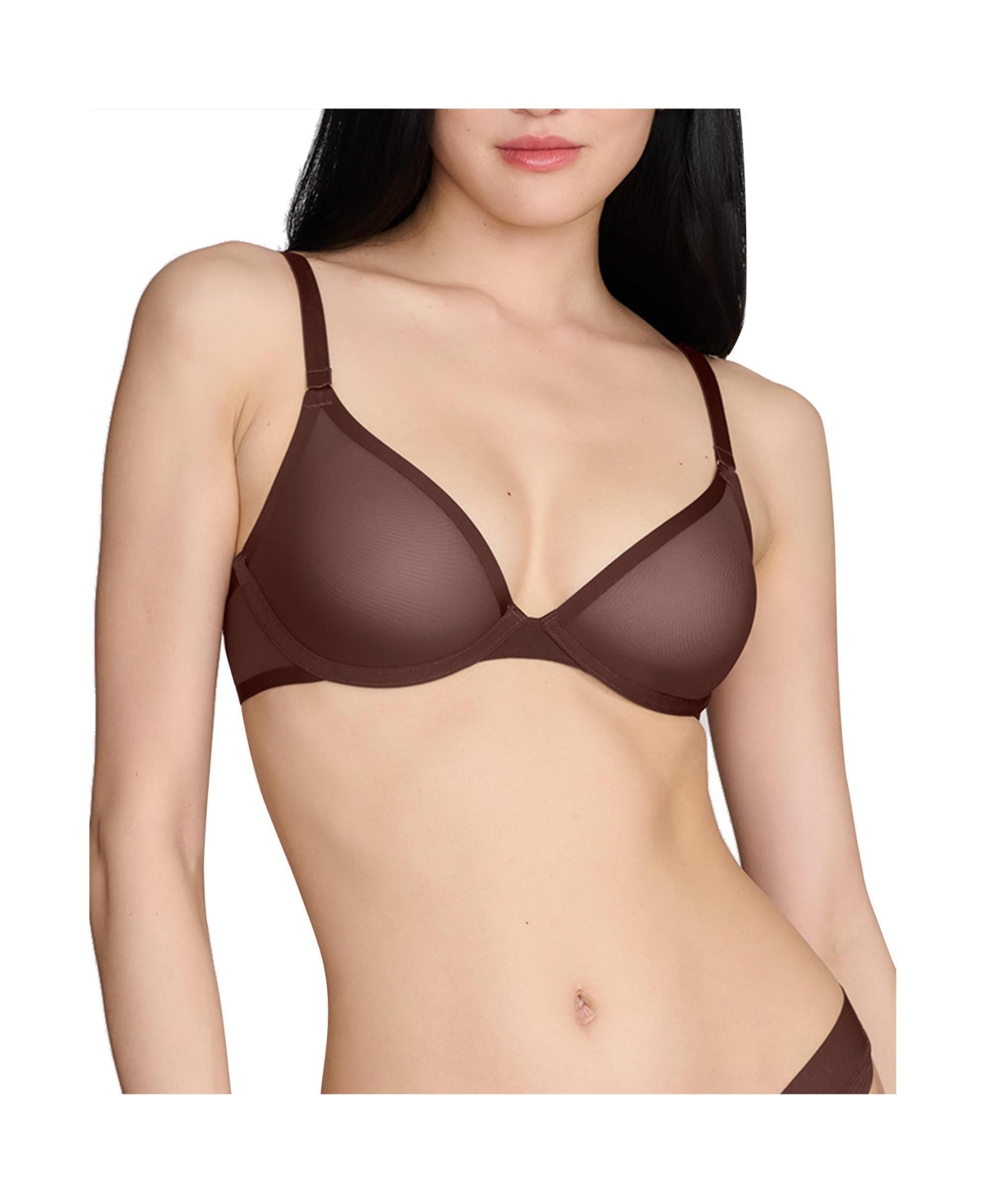 Click here for Cuup Womens The Plunge - Mesh Bra - Espresso prices