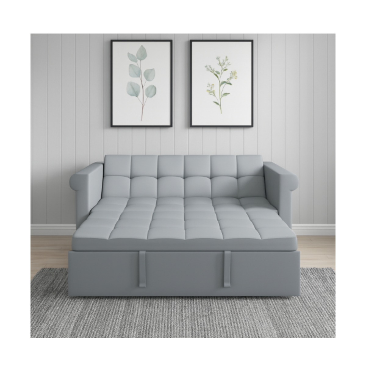 Click here for Maison Boucle 2-Seater Velvet Loveseat Sleeper Sof... prices