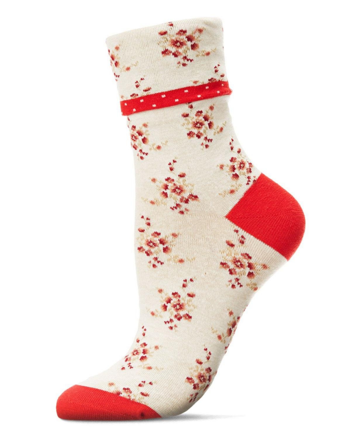 Click here for MeMoi Womens Vintage Floral Cotton Blend Ankle Soc... prices