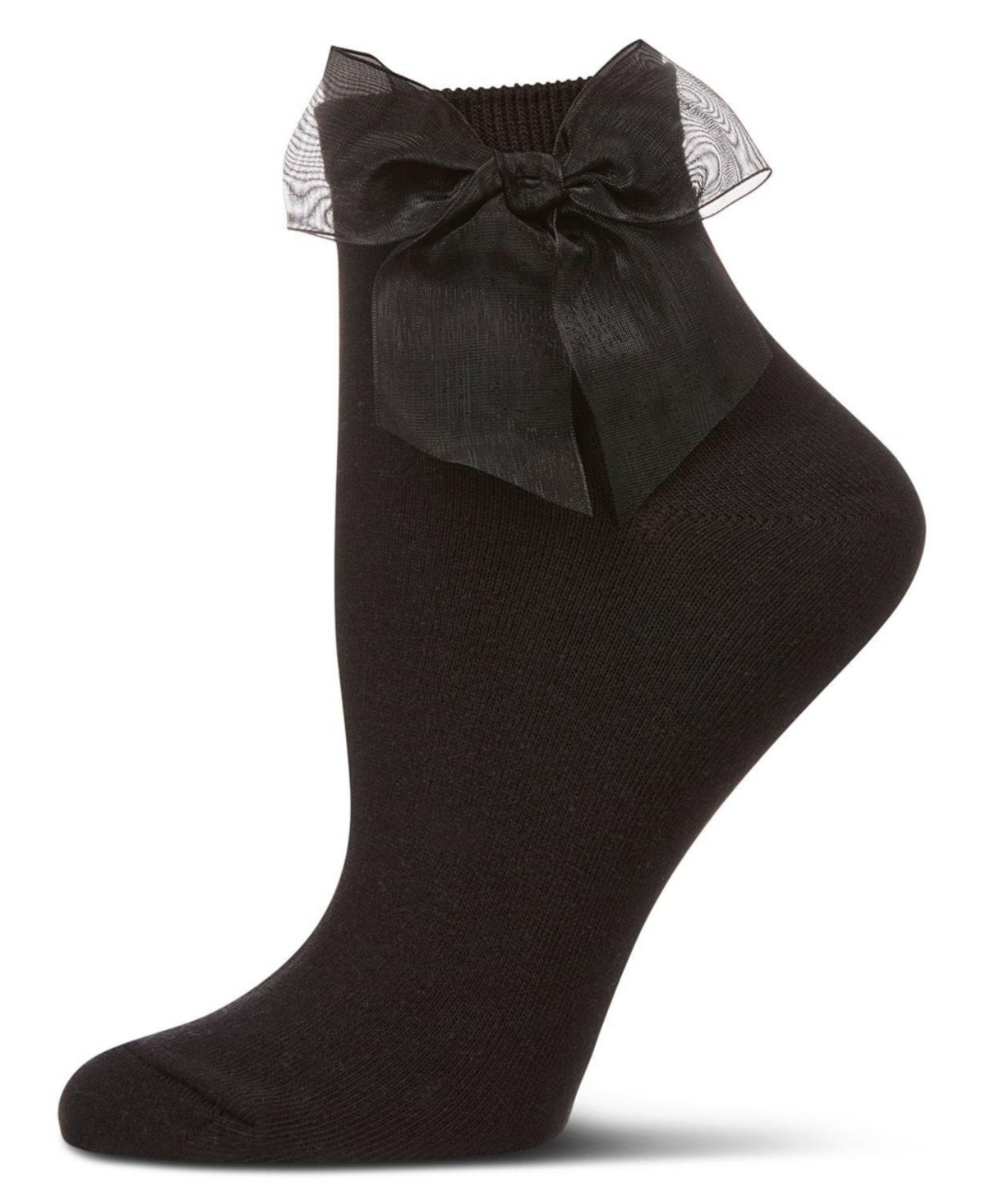 Click here for MeMoi Womens Cotton Rich Tulle Bow Trimmed Ankle S... prices