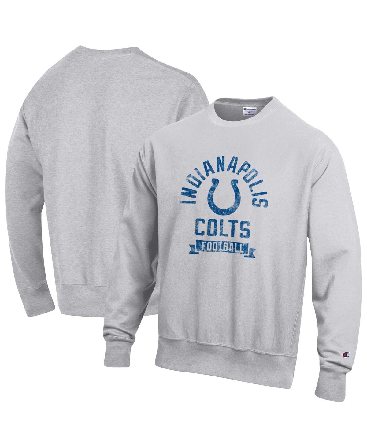 Click here for Champion Mens Heather Gray Indianapolis Colts Reve... prices