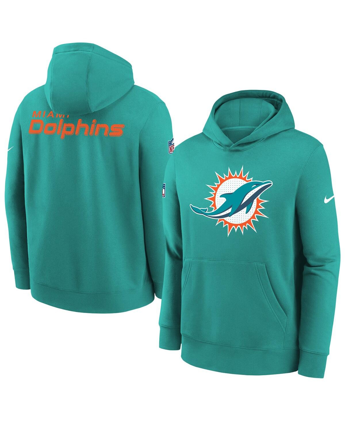 Click here for Nike Big Boys and Girls Aqua Miami Dolphins Sideli... prices