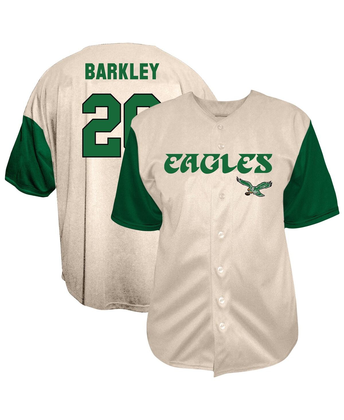 Click here for Fanatics Mens Saquon Barkley Cream Philadelphia Ea... prices