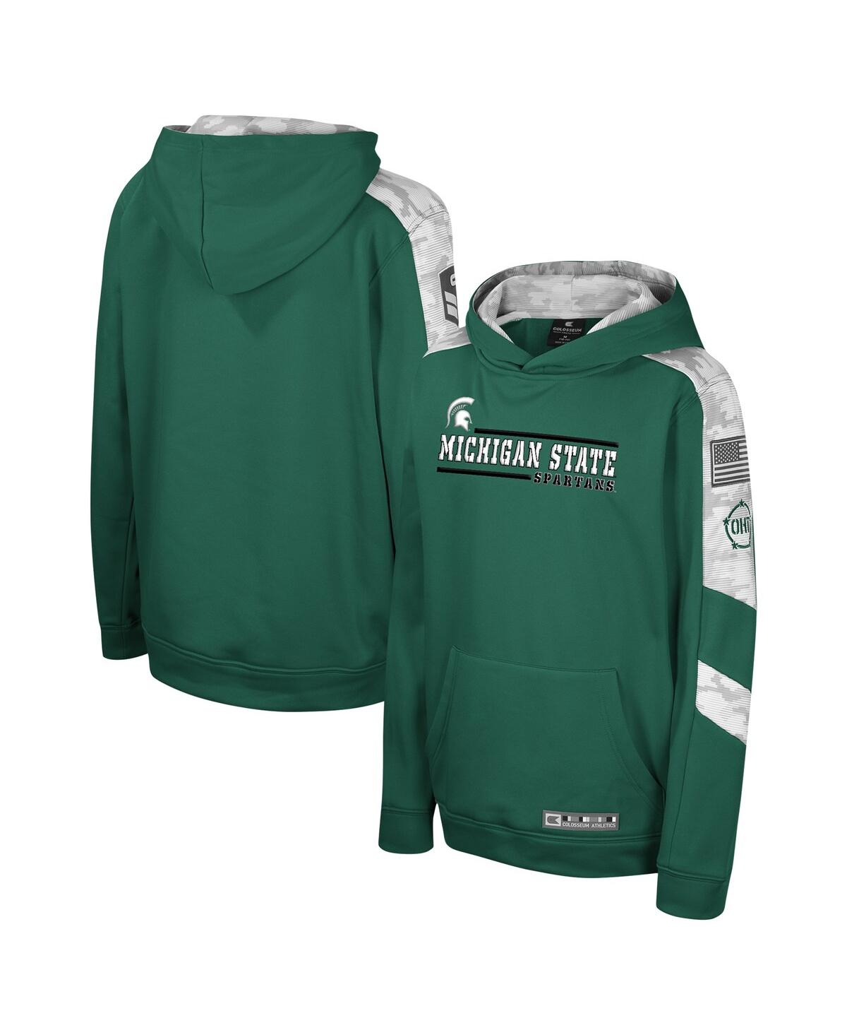 Click here for Colosseum Big Boys and Girls Green Michigan State... prices