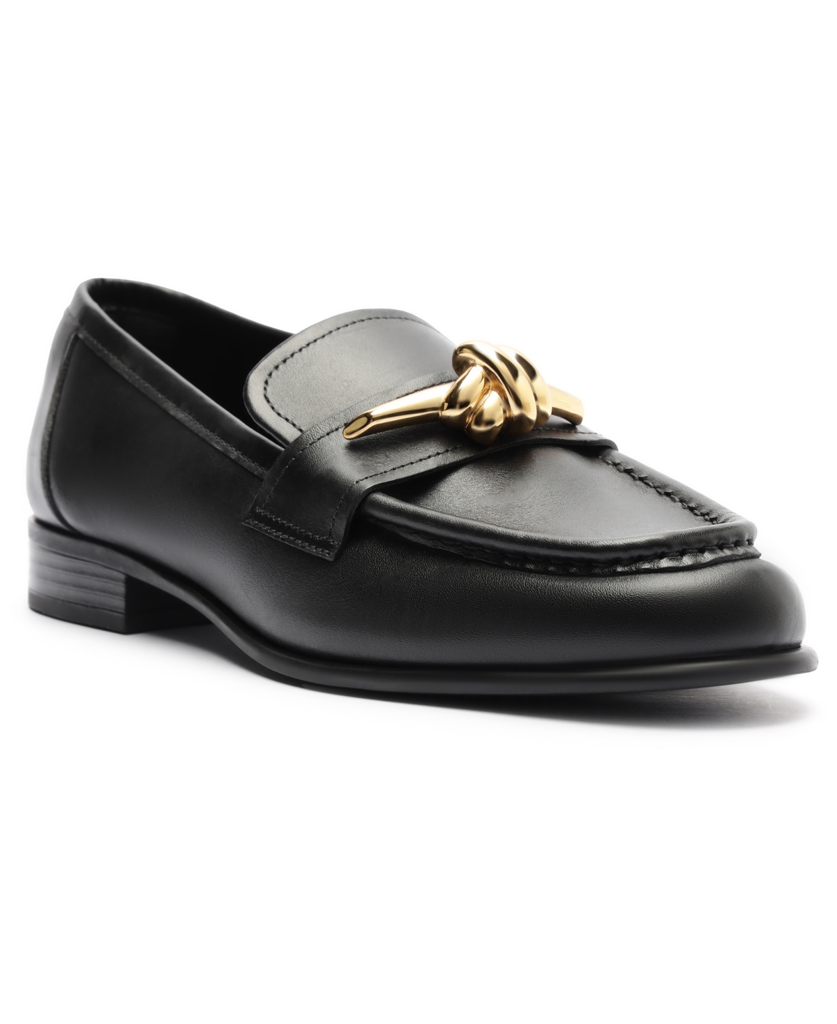 Click here for Arezzo Womens Claudia Slip On Loafers - Black prices