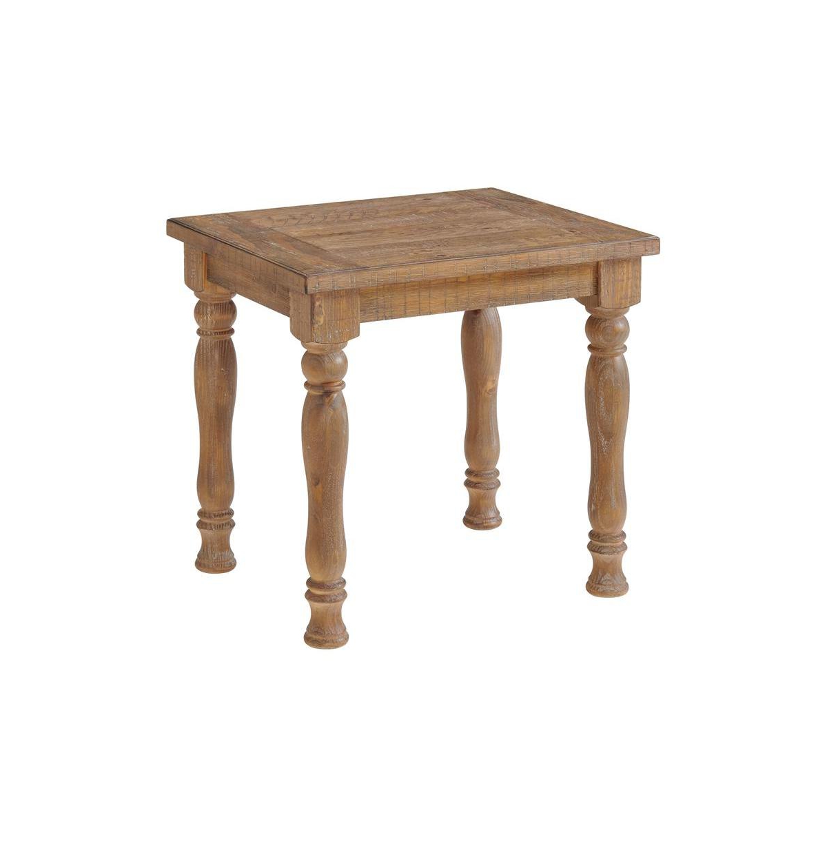 Click here for Intercon Turned Leg End Table  22x26 in Sandwash -... prices