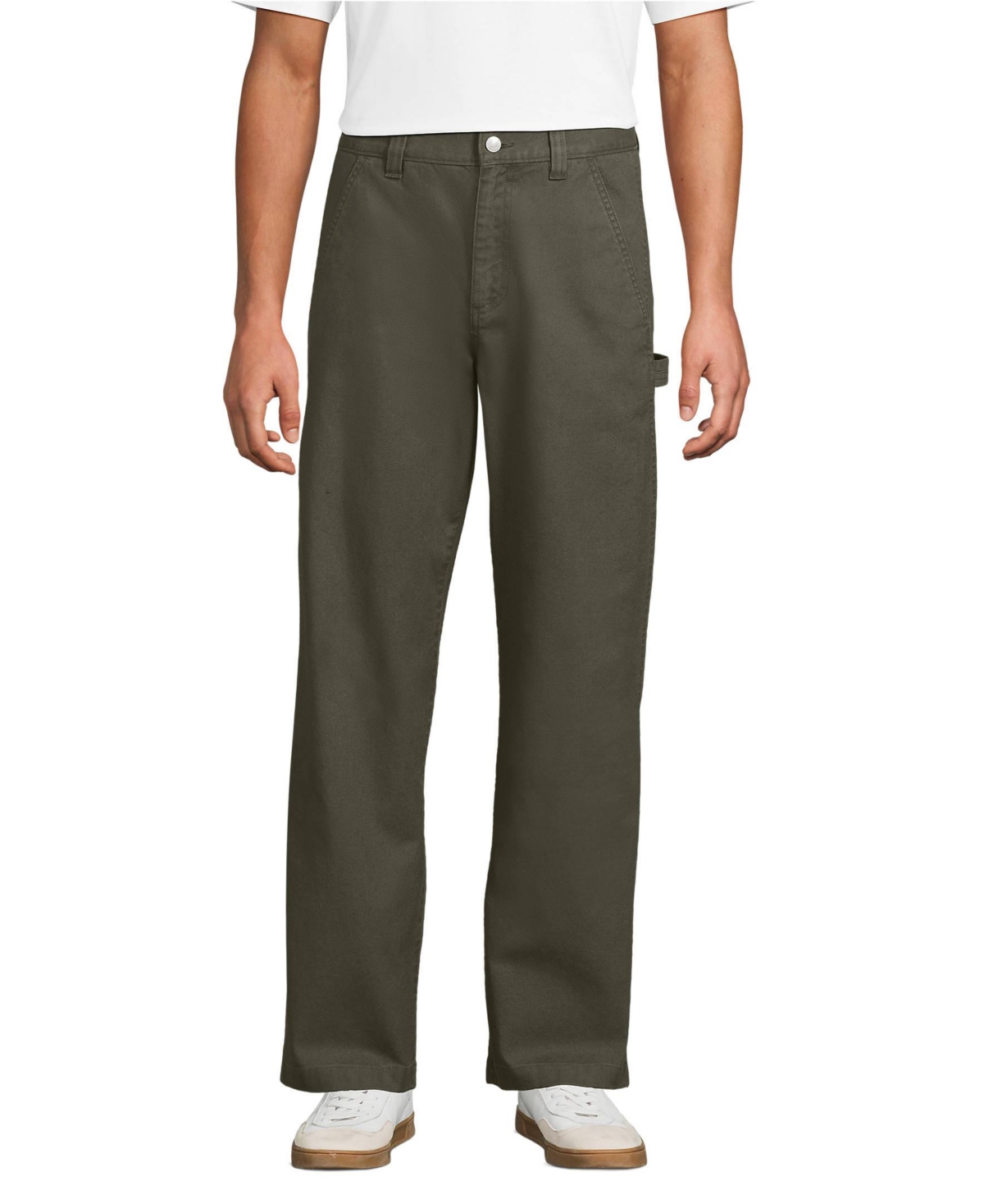 Click here for Lands End Mens Carpenter Pant - Forest moss prices
