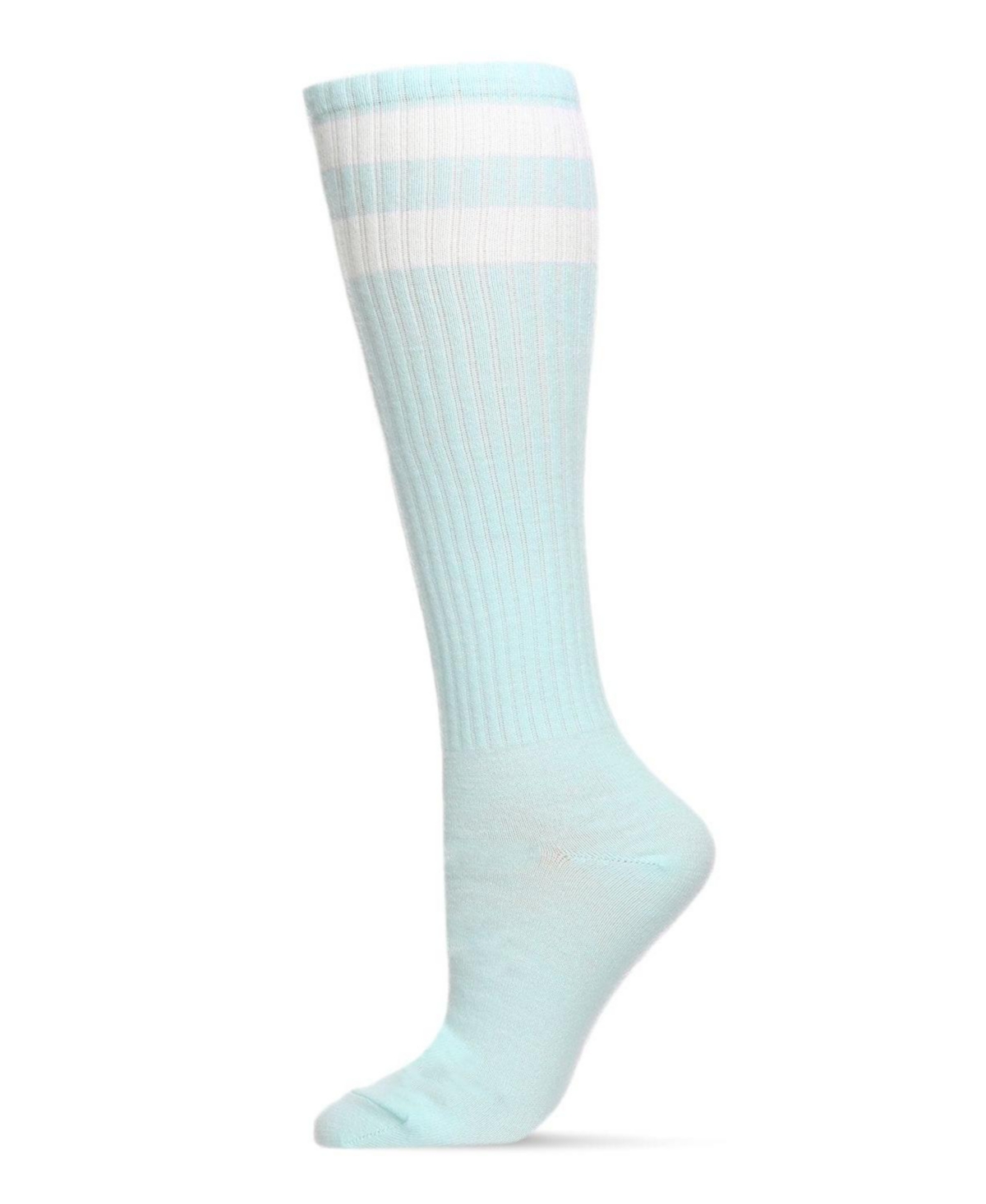 Click here for MeMoi Womens Ribbed Rugby Athletic Stripe Knee Hig... prices