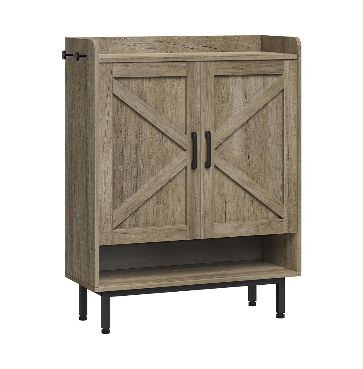 Click here for Country Style 5-Tier Shoe Cabinet with Barn-Inspir... prices