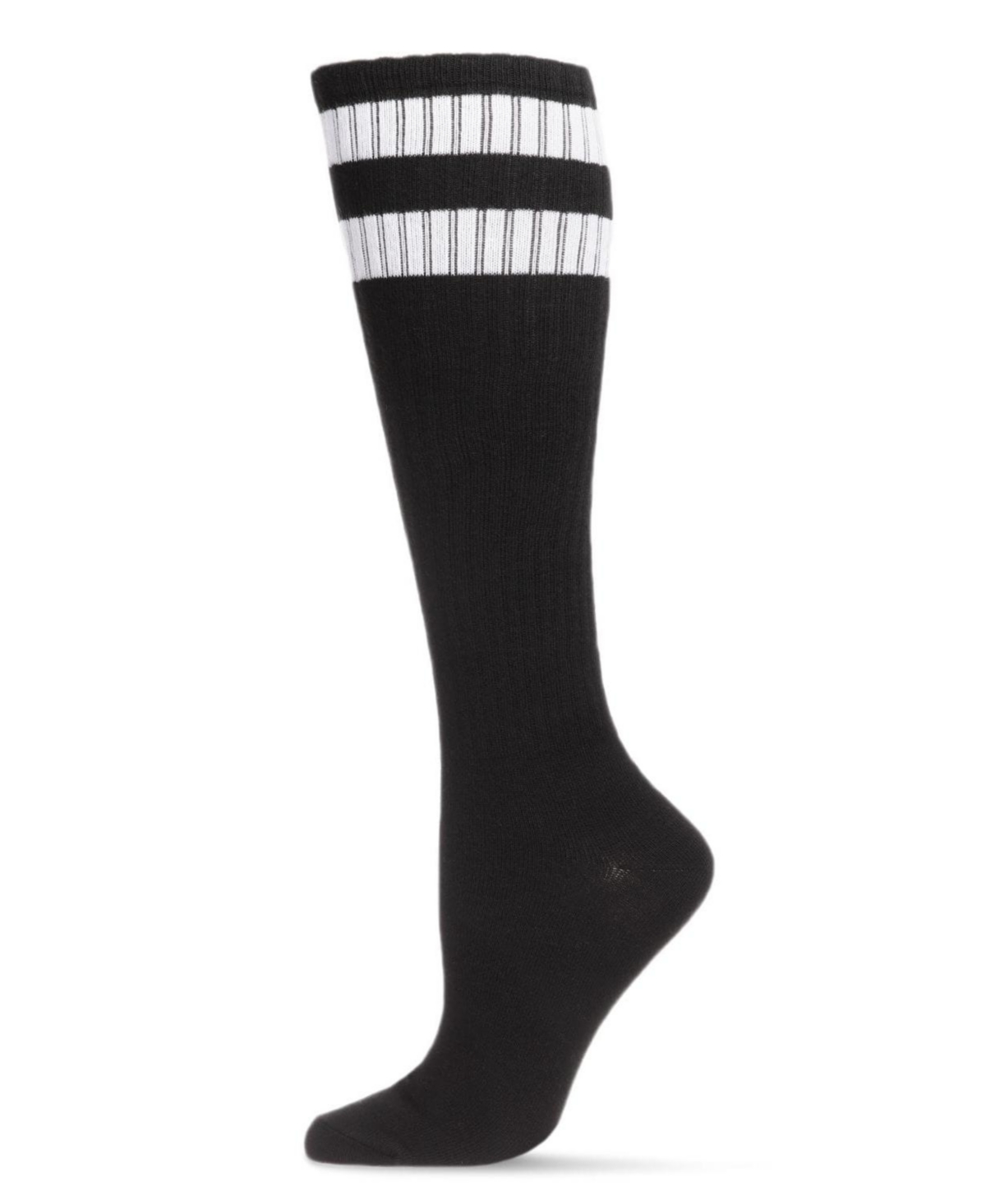 Click here for MeMoi Womens Ribbed Rugby Athletic Stripe Knee Hig... prices