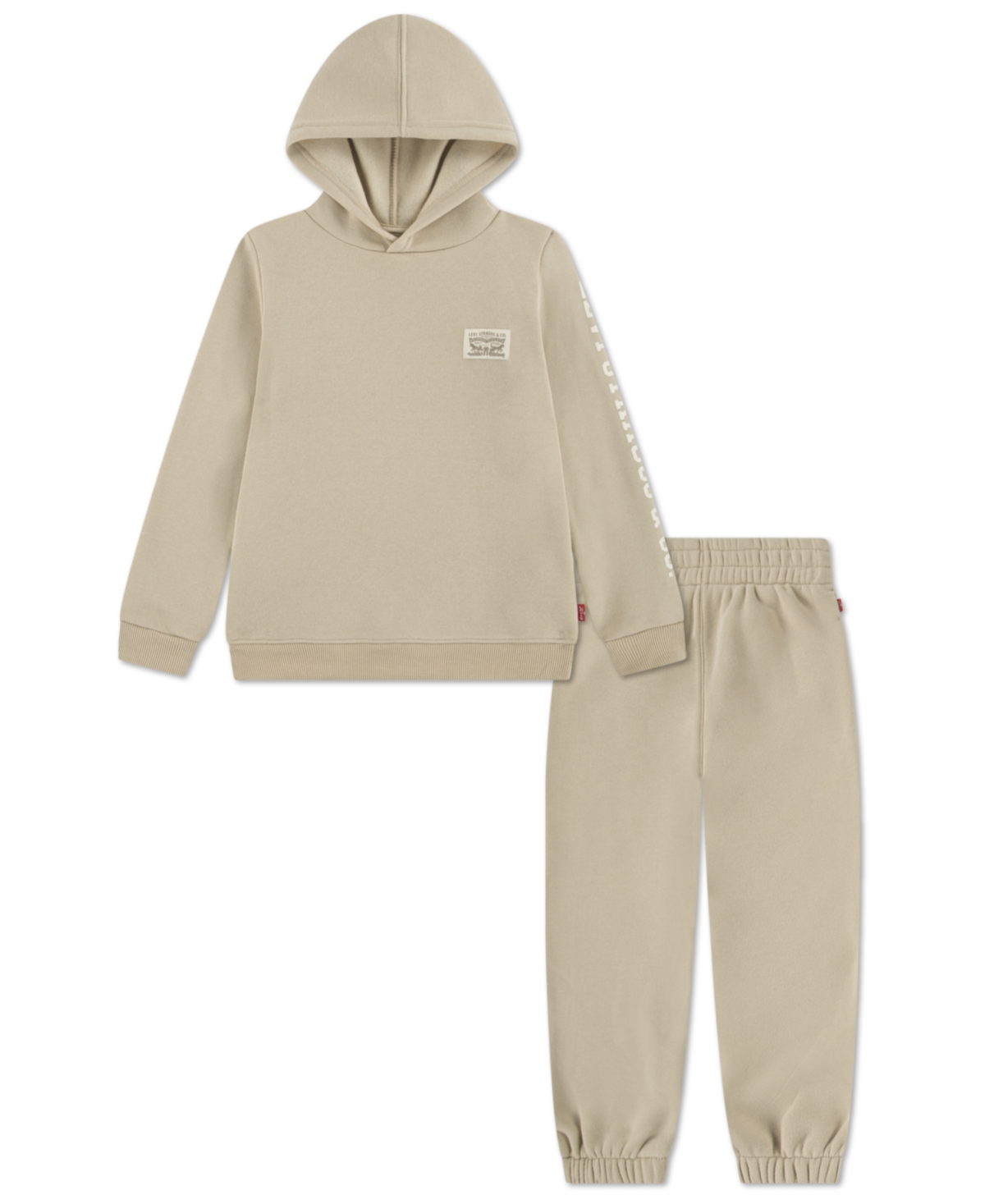 Click here for Levis Boys 4-7 2 Piece Patch Long Sleeves Hoodie a... prices