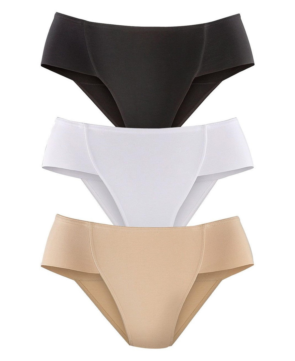 Click here for Lascana Womens 3 Pack High Leg Control Briefs - Ta... prices