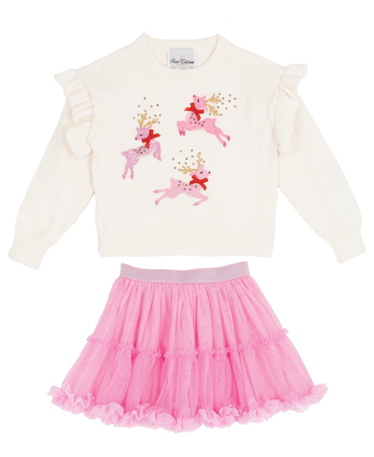 Click here for Rare Editions Girls 2T-6X 2-Piece Crewneck Sweater... prices