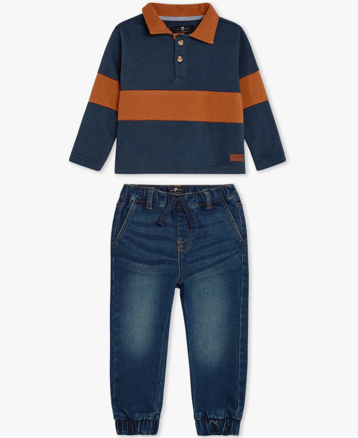 Click here for 7 For All Mankind Baby Boys 2-Piece Sporty Polo To... prices