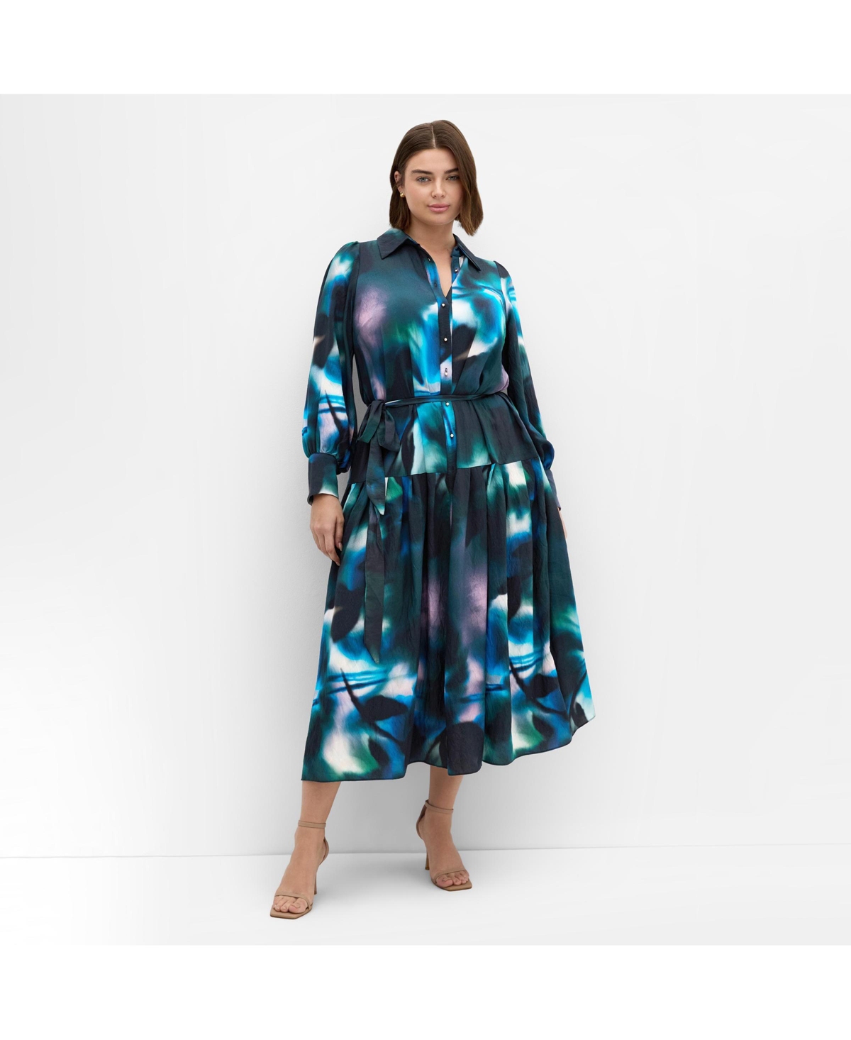 Click here for City Chic Womens Haze Bloom Maxi Dress - Haze bloo... prices