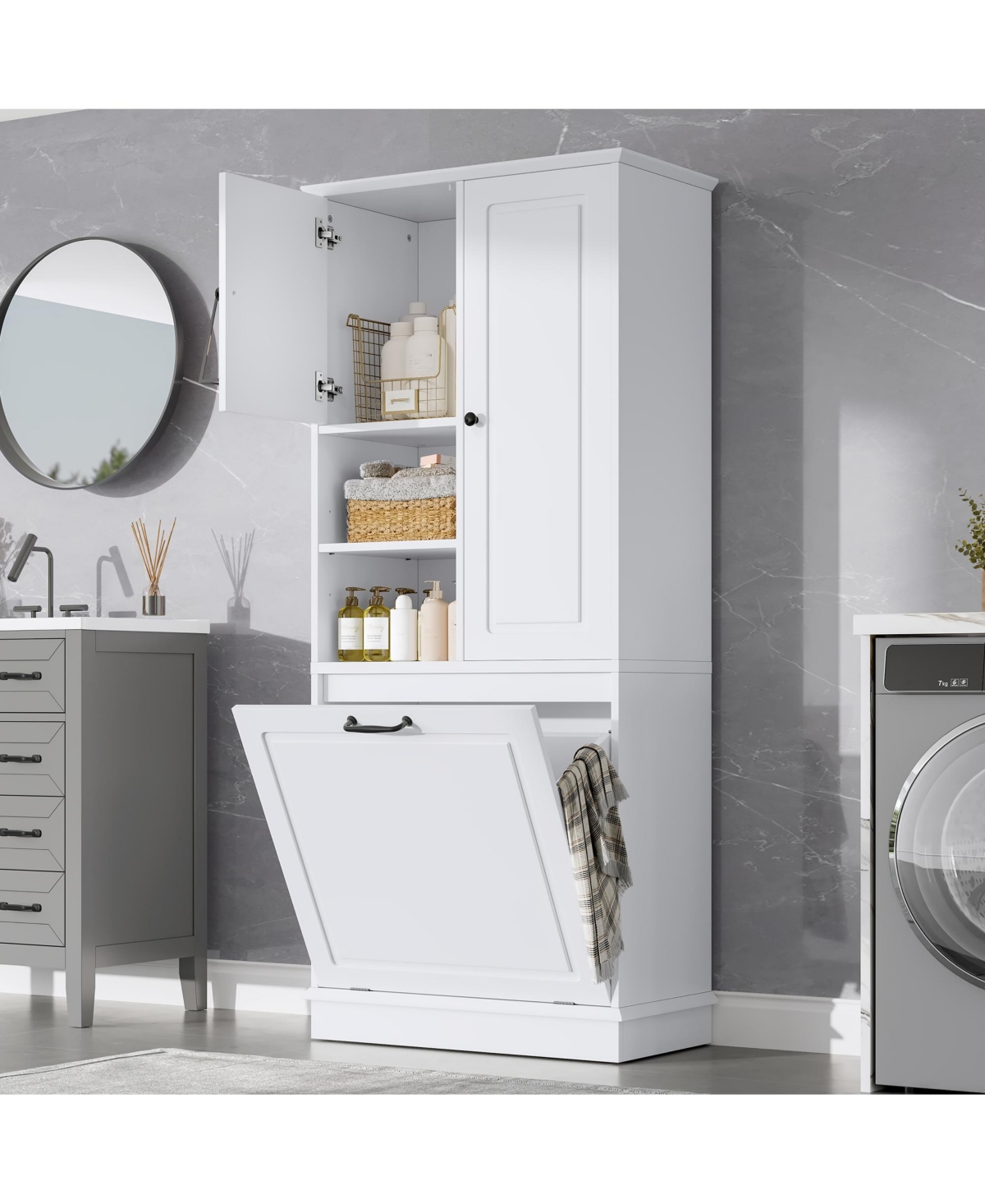 Click here for Casainc Tall Storage Cabinet with Adjustable Shelv... prices
