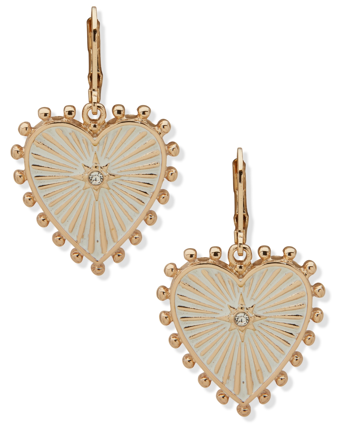 Click here for lonna & lilly Crystal Gold-Tone Heart Drop Earring... prices