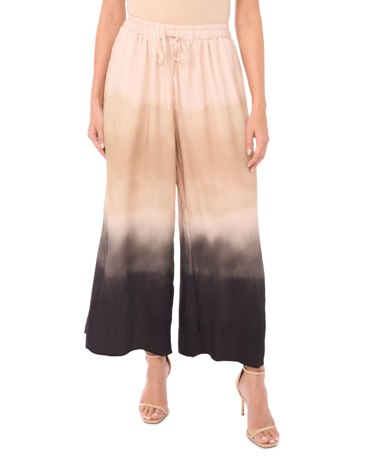 Click here for Vince Camuto Womens Gathered Tie-Dye Wide-Leg Pant... prices