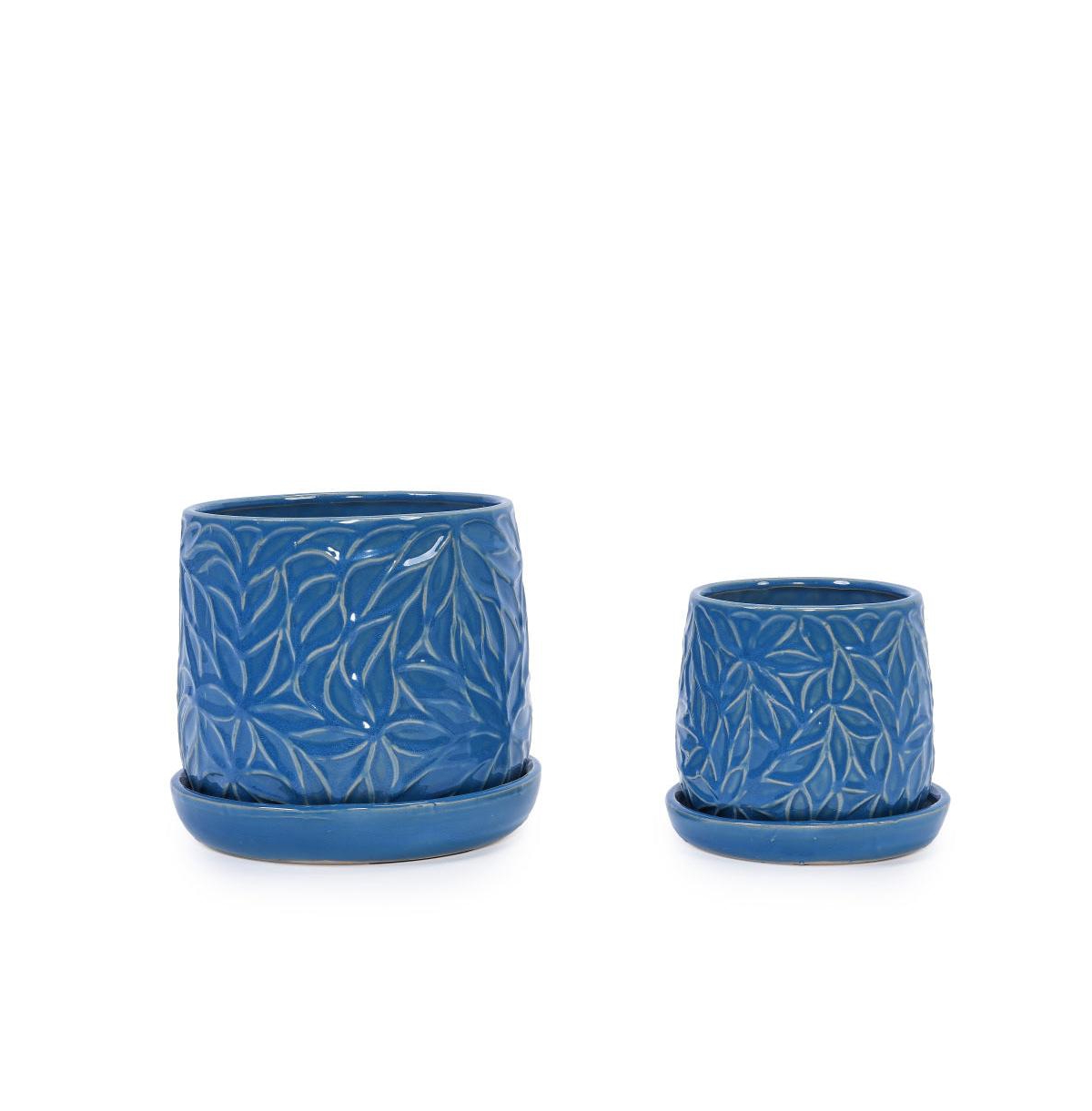 Click here for Chic Crate Set of 2 Modern Ceramic Planter Pots -... prices