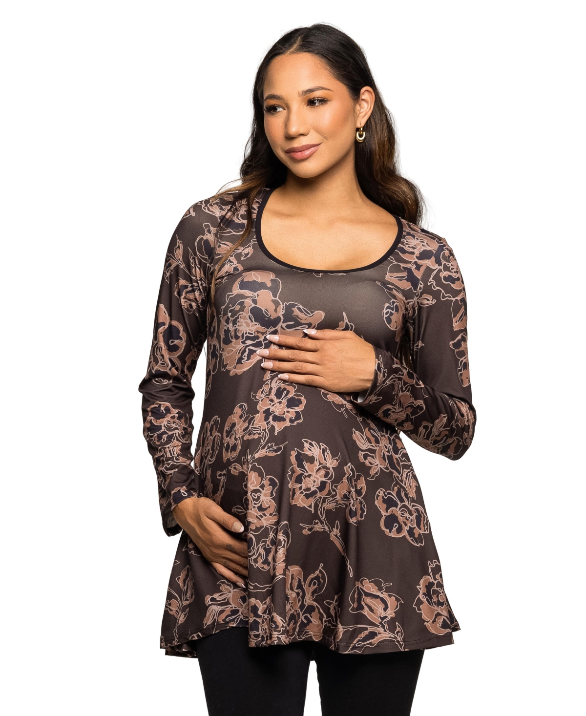 Click here for 24seven Comfort Apparel Womens Maternity Long Slee... prices