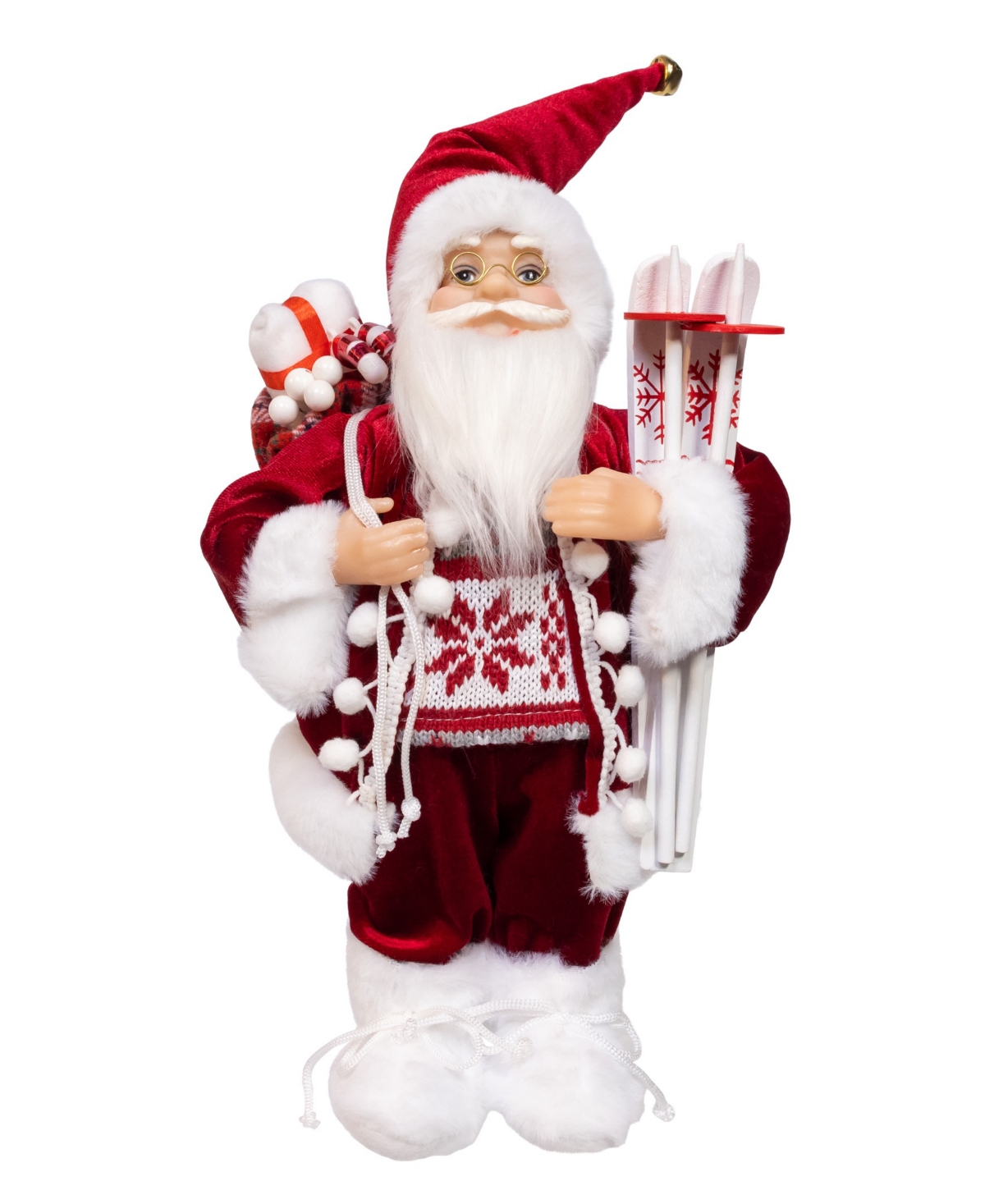Click here for Kurt Adler 12-Inch Standing Christmas Santa with S... prices