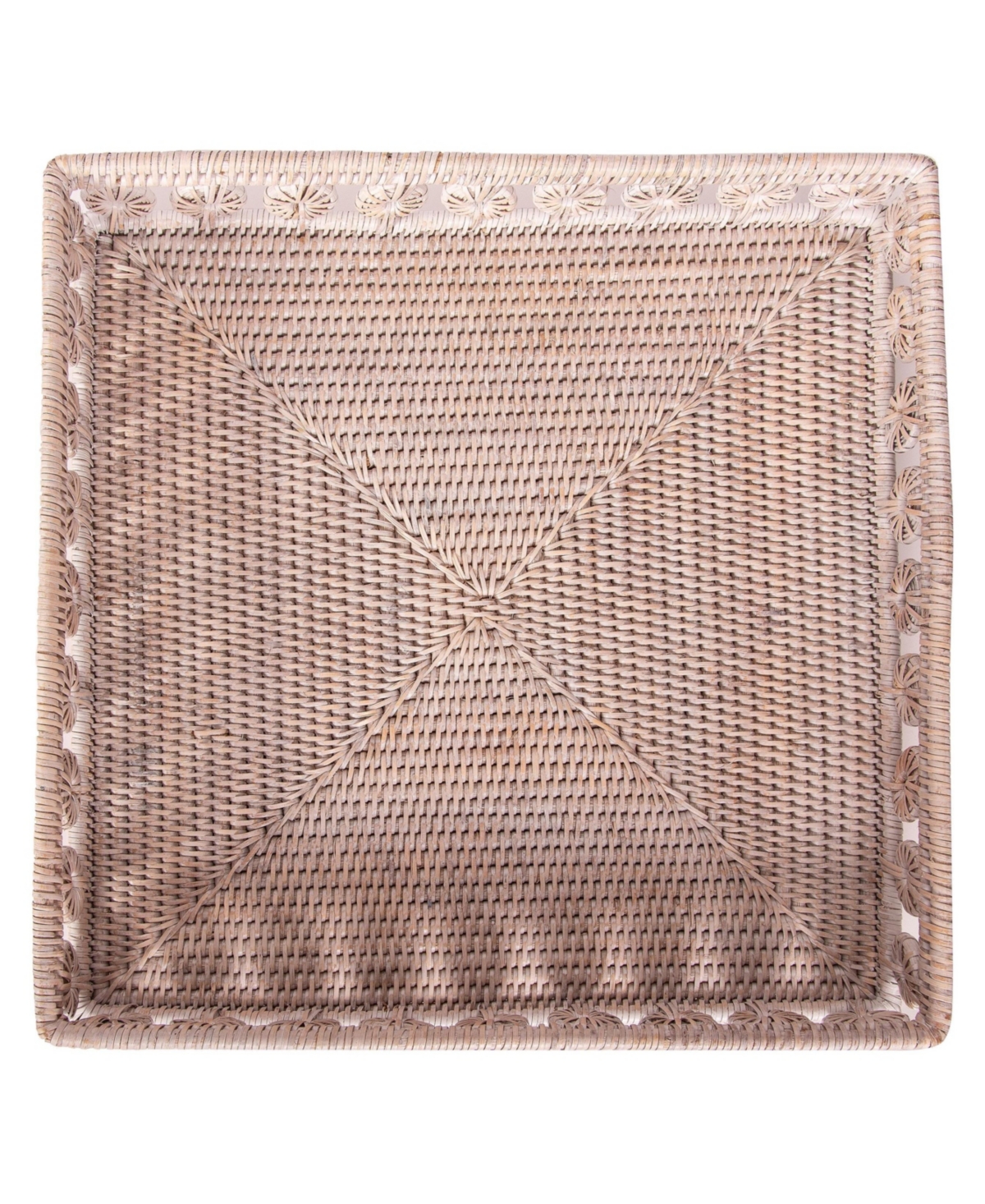 Click here for Artifacts Trading Company Rattan Square Tray  ... prices