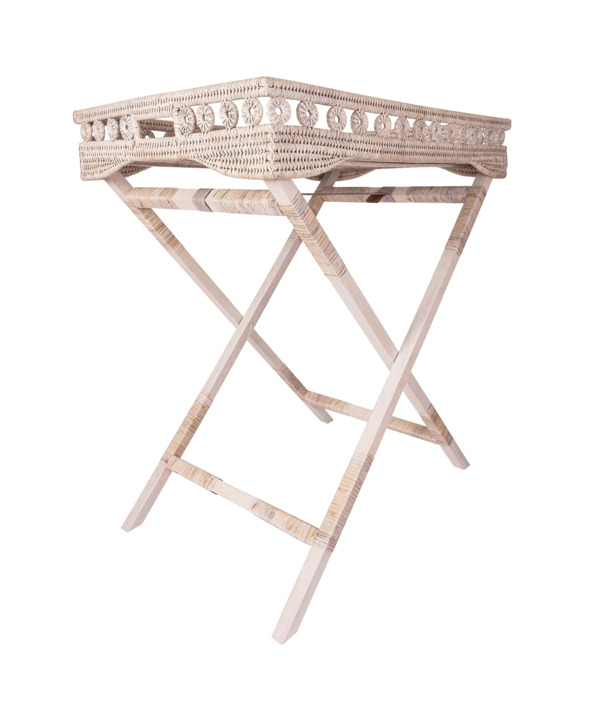 Click here for Artifacts Rattan Inna Design Butler Tray with Wood... prices